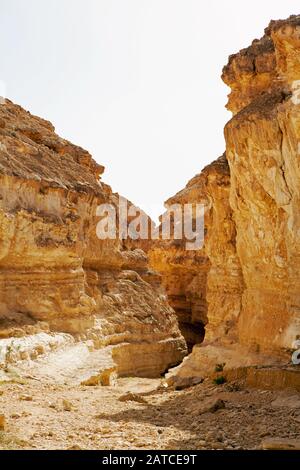 Steep rock walls border the canyon Stock Photo - Alamy