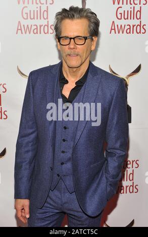 Kevin Bacon attends the 2020 Writers Guild Awards at The Edison ...