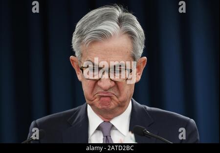 Federal Reserve Chairman Jerome Powell testifies before the Senate ...