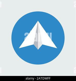 paper plane icon Stock Vector Image & Art - Alamy