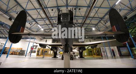 Tail gun turret of the Avro Lancaster 1 bomber Stock Photo - Alamy