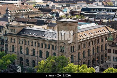 Office building facade. Zurich, Switzerland Stock Photo - Alamy