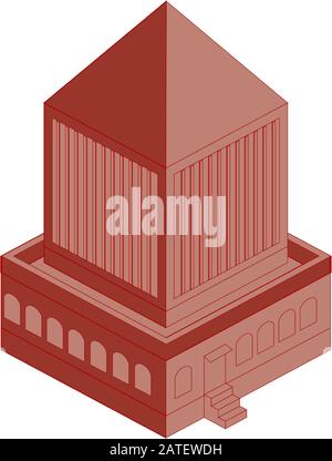 Vector icon set representing industrial mining and extraction ...