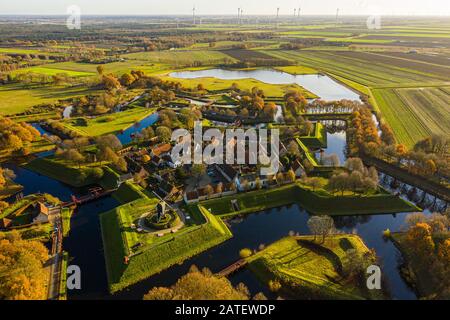 Bourtange is a Dutch fortified village in the province of Groningen in ...