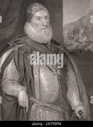 The Spanish Armada Lord Howard of Effingham on board the Ark Royal ...