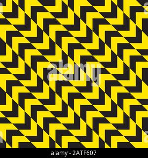 Seamless offset warning chevron stripes texture pattern background ...