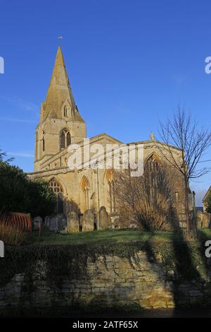 St John the Evangelist Church, Ryhall, Rutland Stock Photo - Alamy