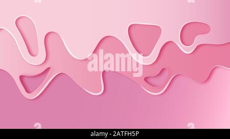 Beautiful creamy pink paper cut out for abstract background and ...