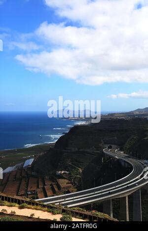 Gran Canaria has a well-developed road network Stock Photo - Alamy