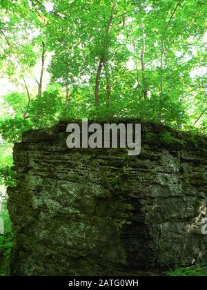 Cliff, John Bryan State Park, Ohio Stock Photo - Alamy