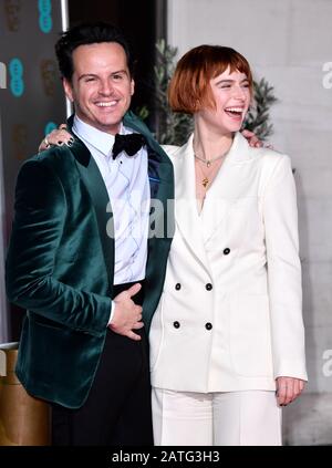 Andrew Scott and Jessie Buckley at the BAFTAS After Party at Grosvenor ...