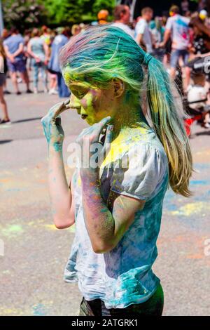 Novokuznetsk, Kemerovo region, Russia - June 12, 2022 :: Happy family ...