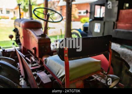 Late 19th century farm equipment Stock Photo - Alamy