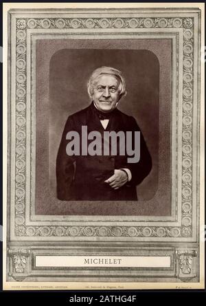 Portrait of Jules Michelet (1798-1874). Museum: PRIVATE COLLECTION ...