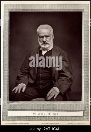 Victor Hugo (1802-1885). Photography by Etienne Carjat, 1873. Paris, house of Victor Hugo ...