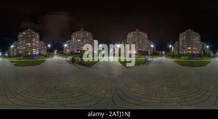 360° view of 360 vr photo residential neighborhood DAvis Island Tampa ...