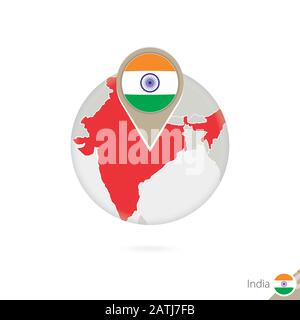 Vector illustration of India flag map. art Stock Vector Image & Art - Alamy