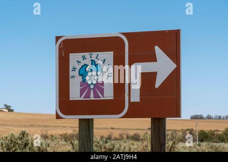 Moorrreesburg, South Africa. Dec 2019. road signs for the Cape to ...