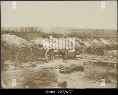 destruction, world war i, British battery, ww1, wwi, world war one ...