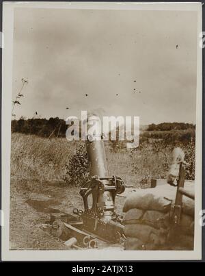 British heavy trench mortar, Western Front, WW1 Stock Photo - Alamy