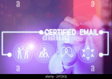 Writing note showing Verify. Business photo showcasing make sure or ...