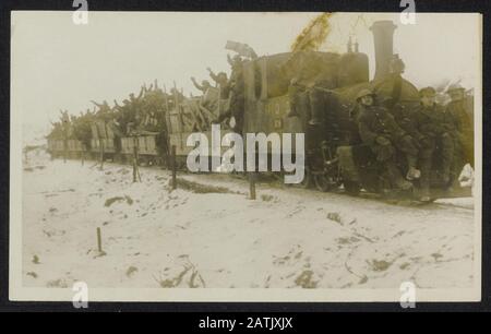 a unit of British army soldiers on a loaded march, military exercise ...