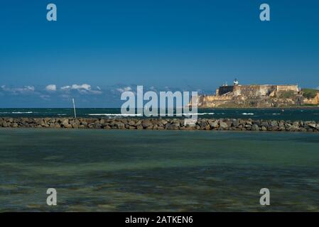 Puerto Rico Scenic Coast, Isla de Cabras Stock Photo - Alamy