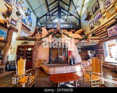 Las Vegas, DEC 27: Interior view of the Bass Pro Shops on DEC 27, 2019 ...