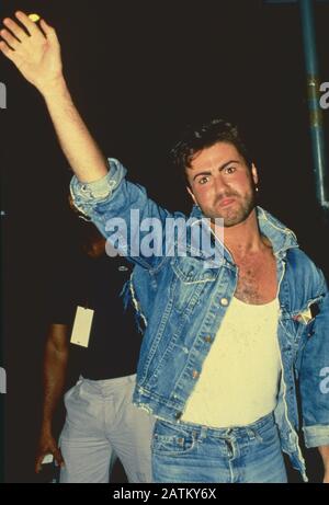 London UK LIBRARY (ReScan) George Michael Andrew Ridgeley in the early ...