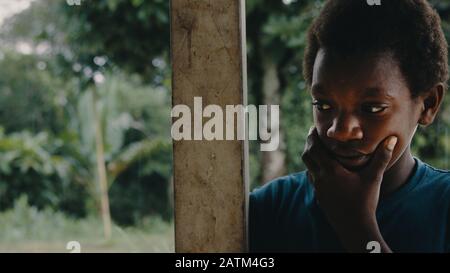 Vanuatu - Pentecost Island - Melsisi. School of the Catholic mission ...