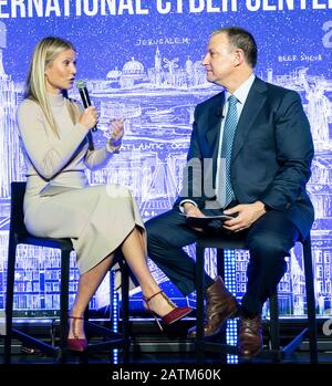 Gwyneth Paltrow and Erel Margalit participate in discussion during ...