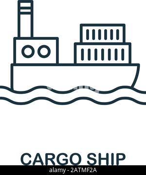 Container icon. Monochrome simple Container icon for templates, web ...