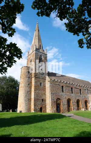 All Saints Church, Brixworth, Northamptonshire, England UK Stock Photo - Alamy