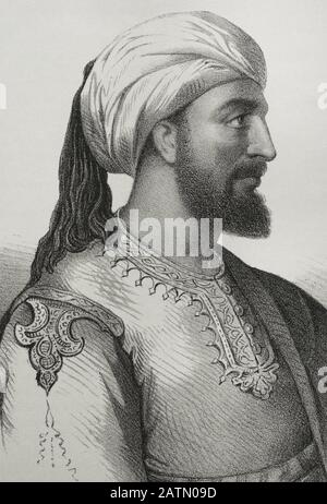 Abd al-Rahman I (731-788). 1st Emir of Cordoba. Umayyad dynasty ...