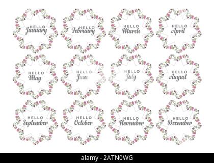 Calligraphy words for calendars and organizers. Calligraphy words for ...