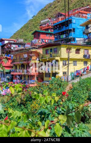 Colorful houses at Stobosa La Trinidad Stock Photo - Alamy