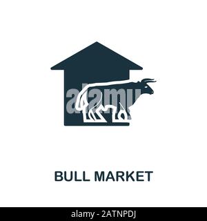 Stock Market icon from Business Bicolor Set Stock Photo - Alamy