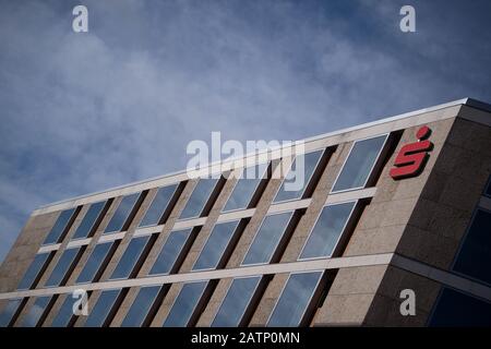 Logo of the Sparkasse savings bank, Stuttgart, Baden-Württemberg ...