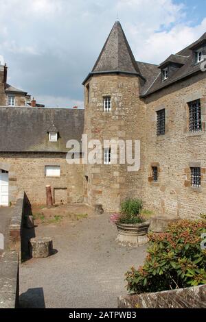 medieval mansion in avranches (france Stock Photo - Alamy