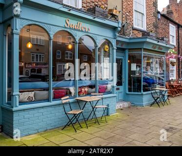 High Street Stokesley North Yorkshire England Stock Photo - Alamy