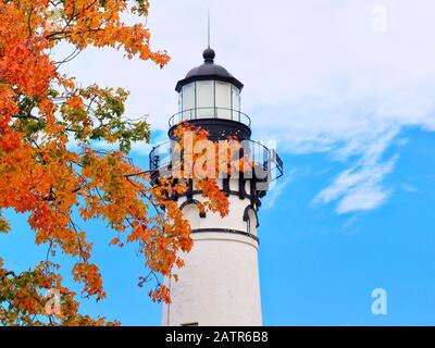 Au Sable Light, Pictured Rocks National Lakeshore, Munising, Michigan ...