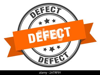 defect label. defectround band sign. defect stamp Stock Vector Image ...