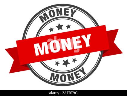 money label. moneyround band sign. money stamp Stock Vector Image & Art ...