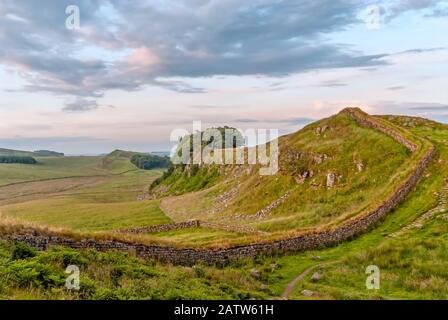Hadrian's Wall, West Cumbria, North England, Scotland, UK, Vindolanda ...