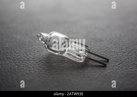 Halogen lamp illuminant with filament Stock Photo - Alamy