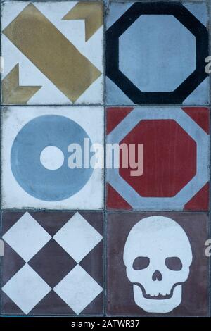 Retro geometric pattern. Cute vintage abstract fashion background ...