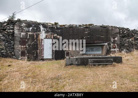 Fjell Fortress. German bunker structure from WWII period. The fortress ...