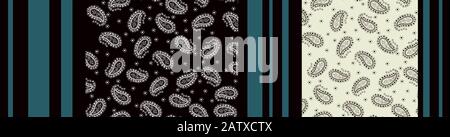 seamless traditional design paisley background Stock Photo - Alamy