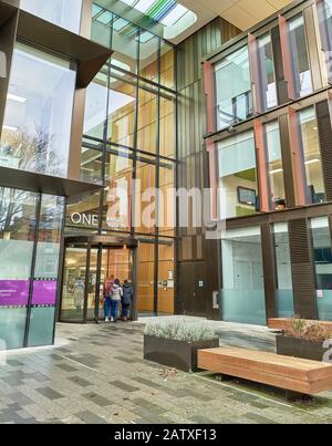 One Angel Square, Northampton, Northamptonshire, England, UK Stock ...
