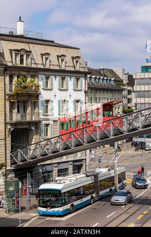 Polybahn, funicular railway, Zurich, Switzerland, Europe Stock Photo ...